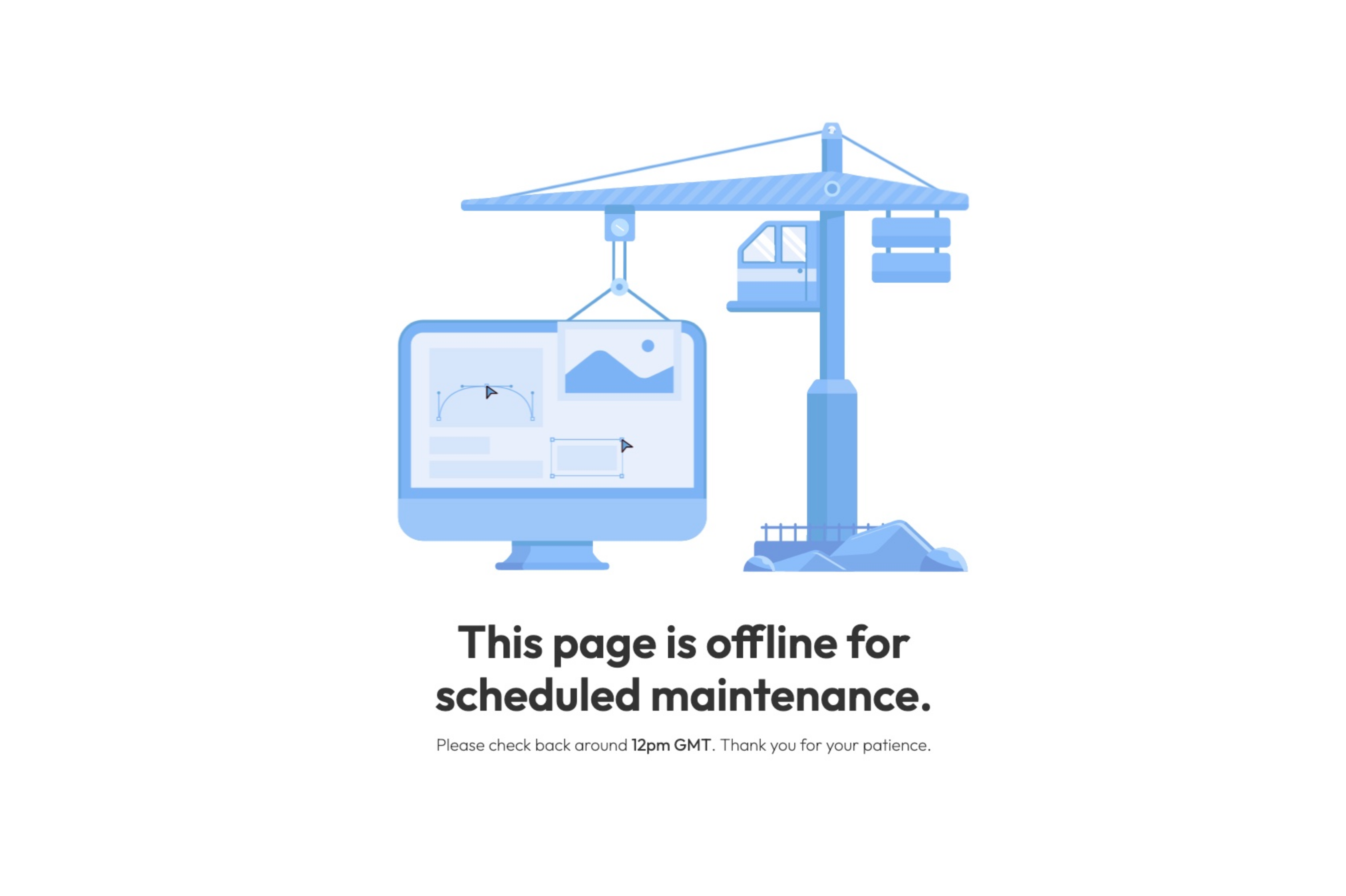 Down Time Template - Webflow